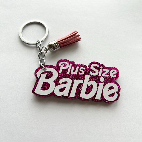 Barbie | Accessories | Barbie Pink Glitter Plus Size Barbie Girl ...